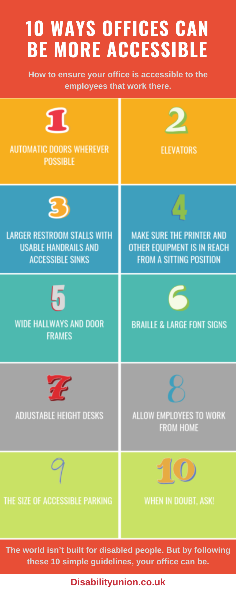 10 Ways Offices Can Be More Accessible - The Disability Union