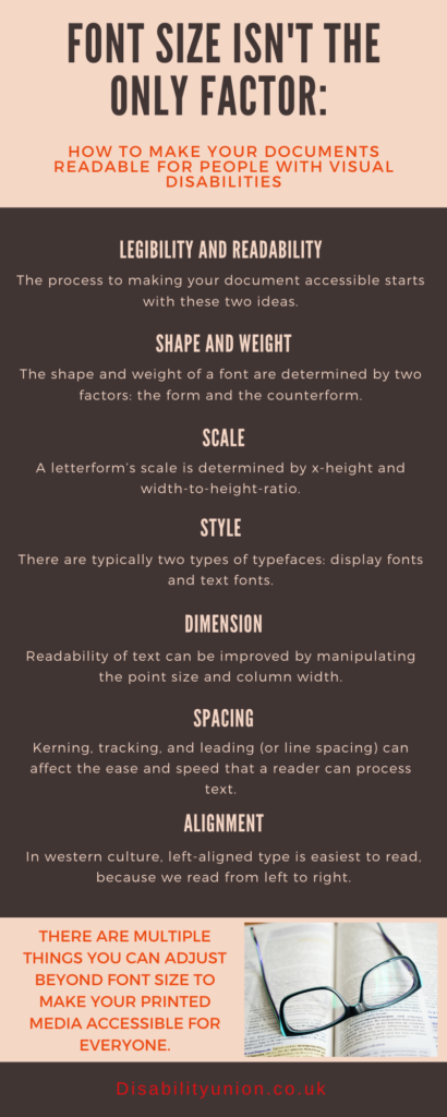 How to Make your Documents Readable for People with Visual Disabilities